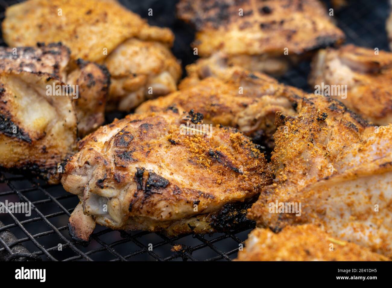 Fired Chicken Grill High Resolution Stock Photography and Images - Alamy