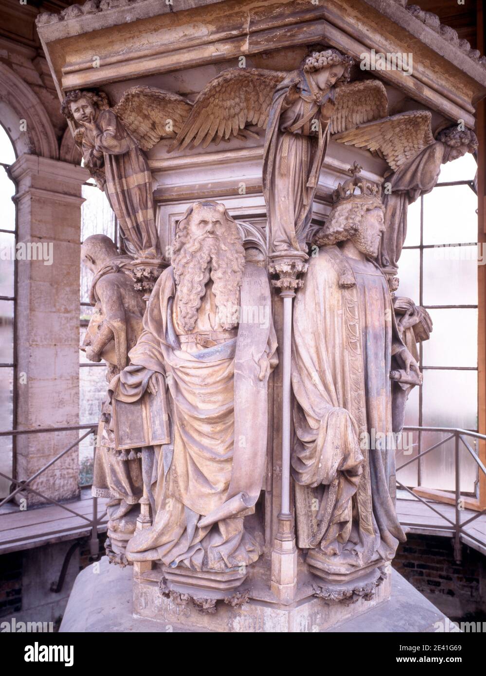 Puits de Moise, Claus Sluter Stock Photo - Alamy