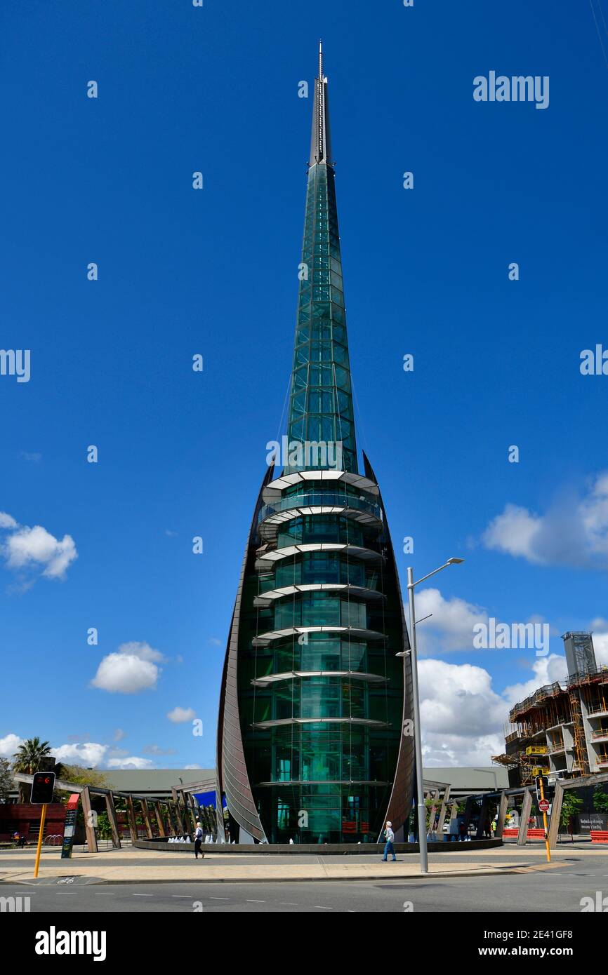 Perth, WA, Australia - November 28, 2017: Bell Tower aka Swan Bell ...
