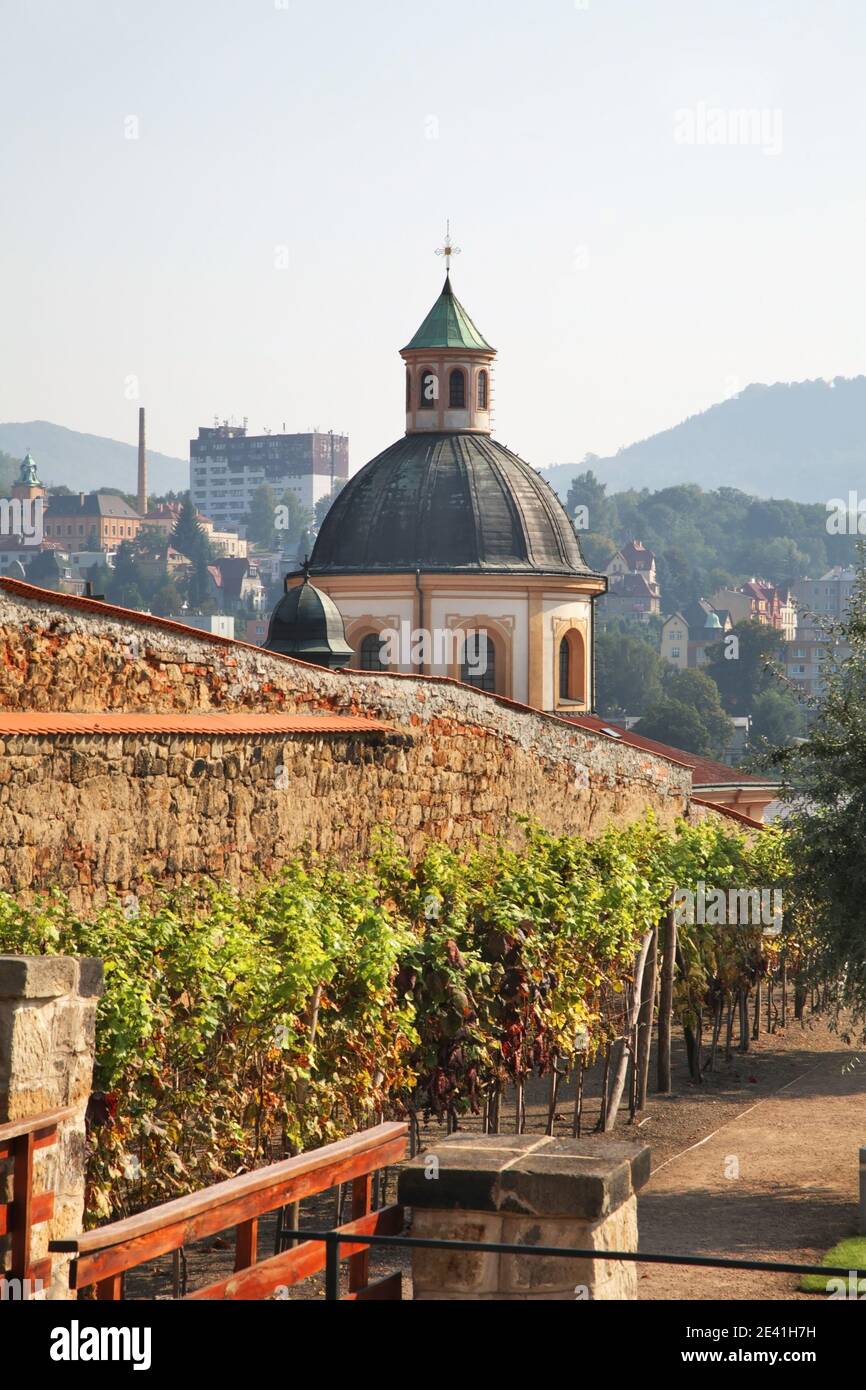 Park of Decin Castle. Czech Republic Stock Photo - Alamy