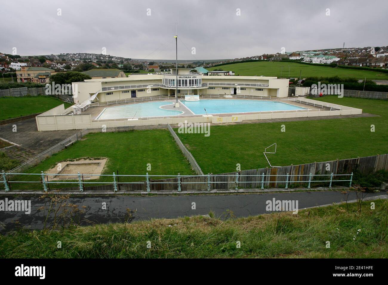 Saltdean Lido an Art Deco lido designed by architect R.W.H. Jones ...