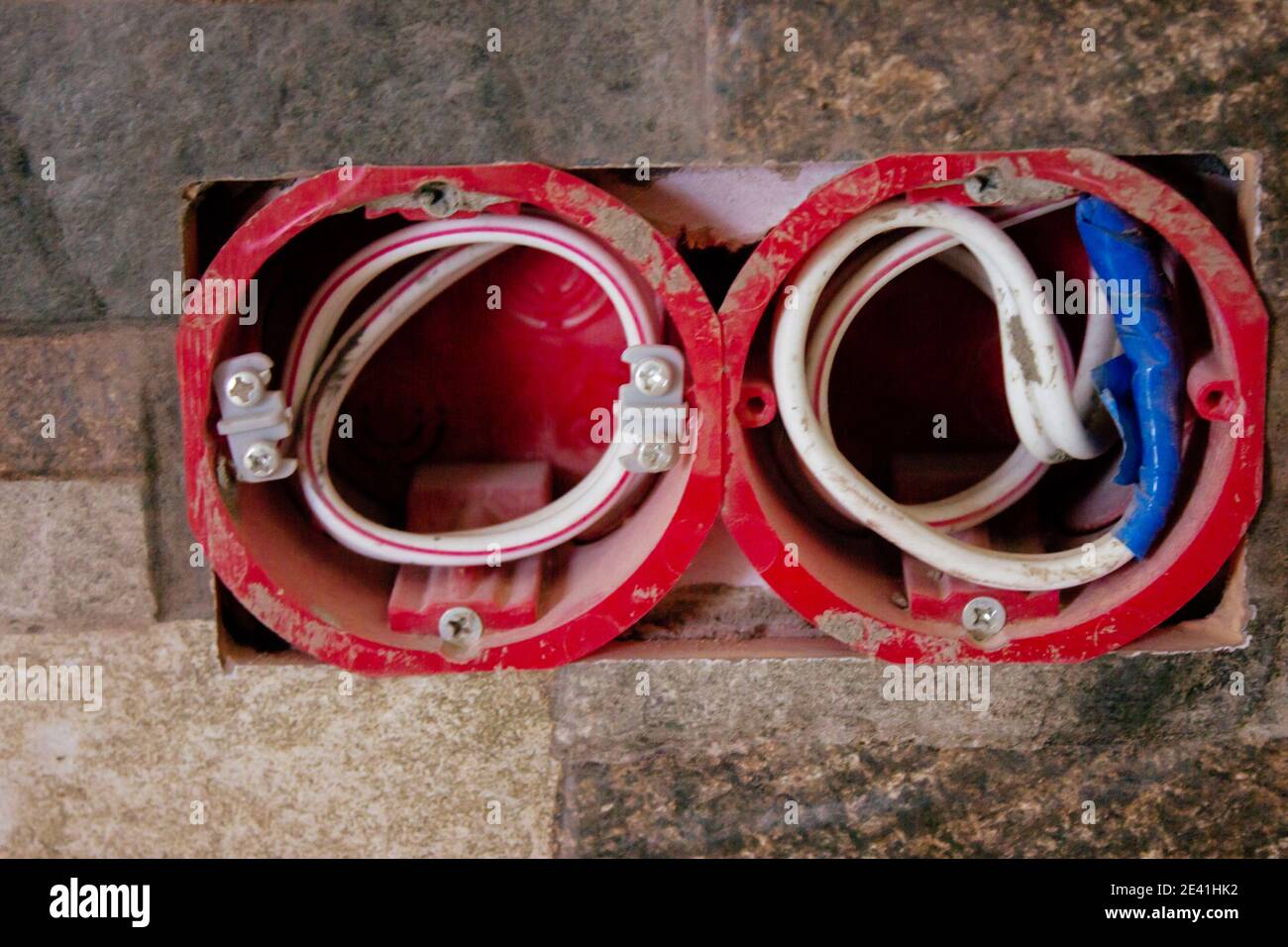 Old house electrical wiring hi-res stock photography and images - Alamy