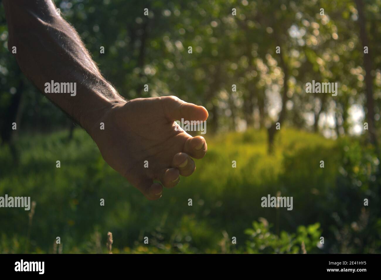 Woman offering help hi-res stock photography and images - Alamy