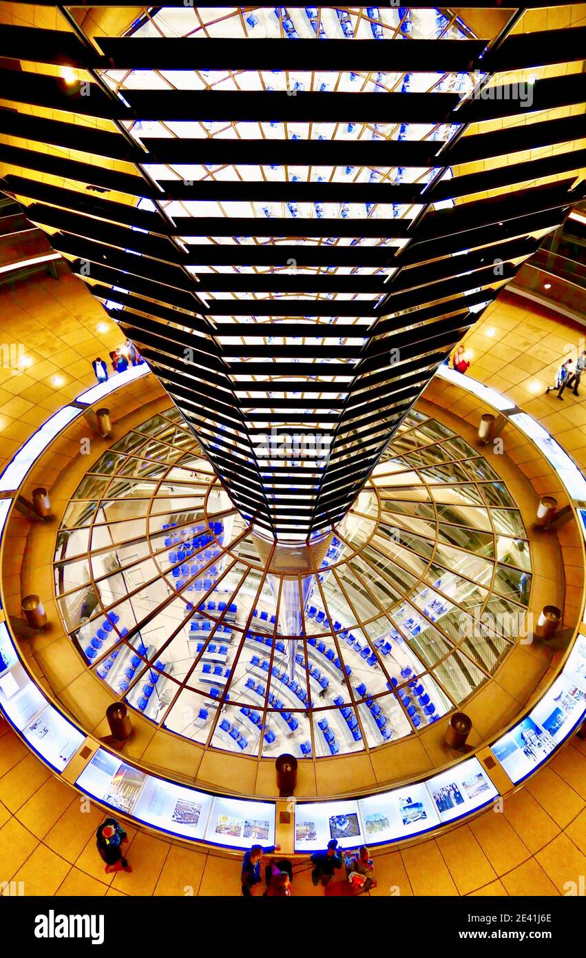 BERLIN, GERMANY - Apr 09, 2019: Bundestag Germany Berlin Architecture ...