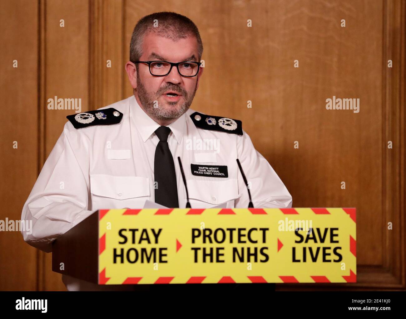 Chair national police chiefs council martin hewitt hi-res stock ...