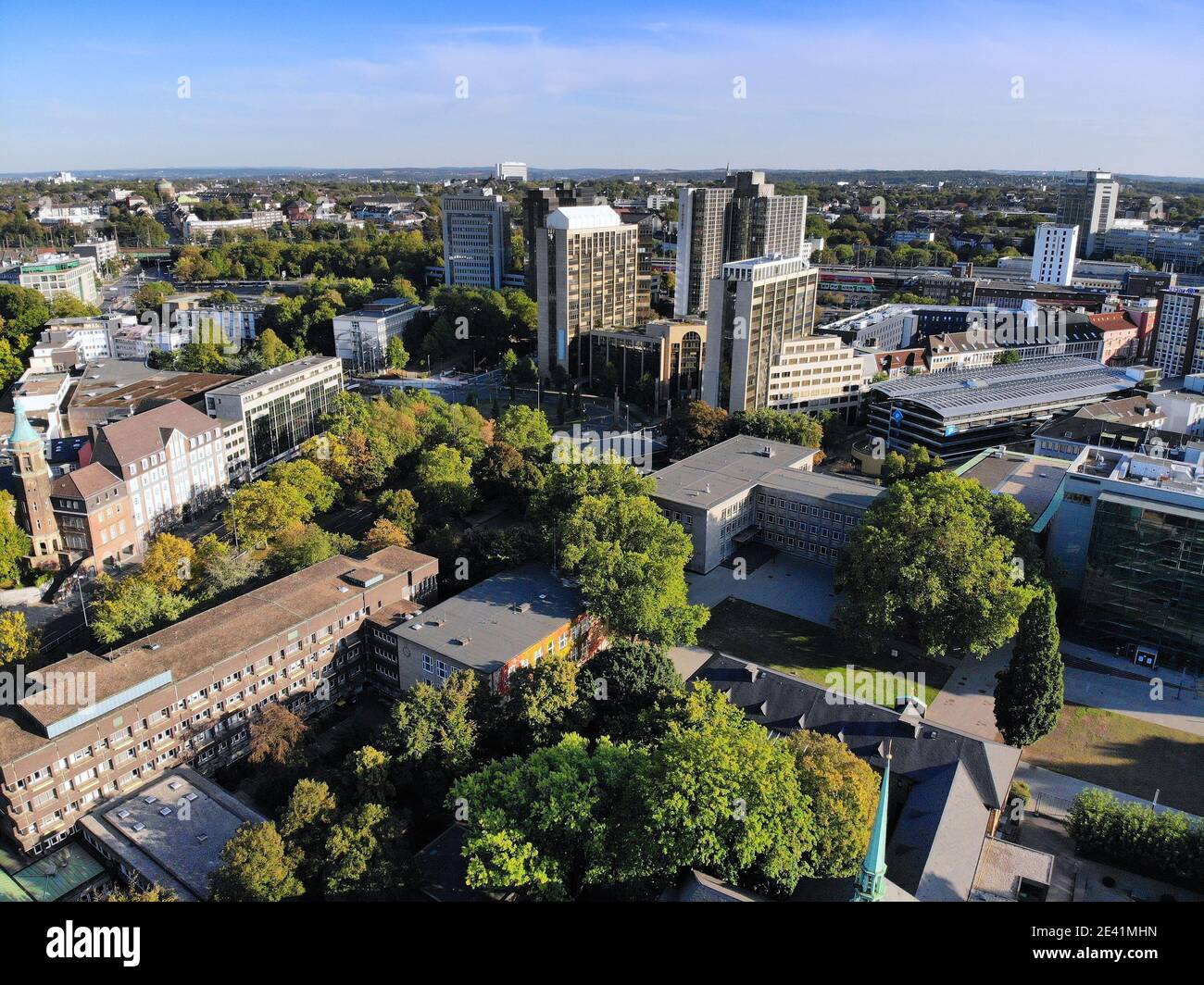 Aerial view of essen hi-res stock photography and images - Alamy