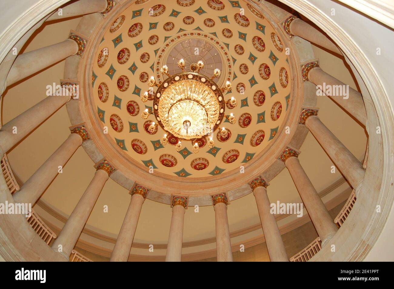 ceiling or Roof of the Capital Building Washington USA senate rotunda ...