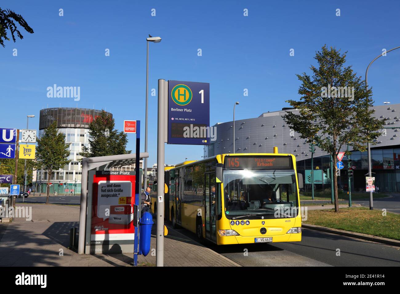 Station bus stop german germany get in hi-res stock photography and ...