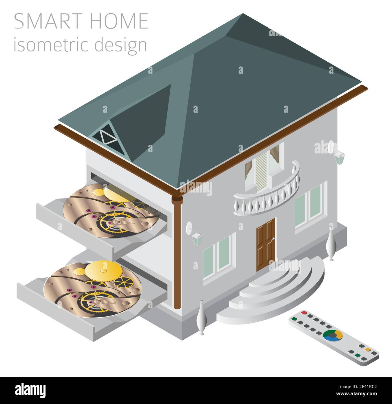Smart home. Isometric infographic collection. Vector illustration Stock Vector Image & Art - Alamy