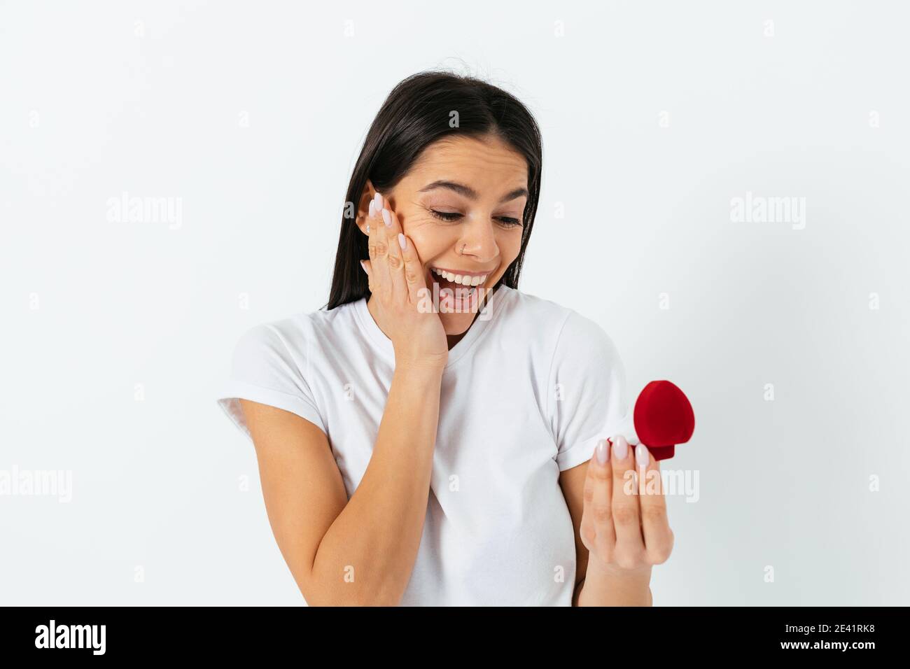 Woman proposal studio hi-res stock photography and images - Alamy