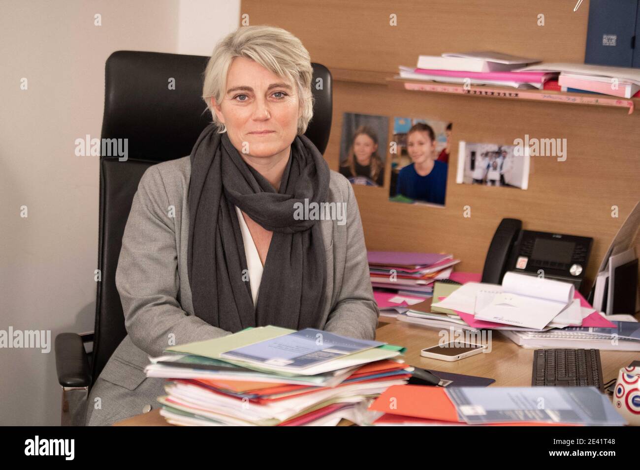 Deputy of the group, La Republique en Marche, Stephanie Rist poses in ...