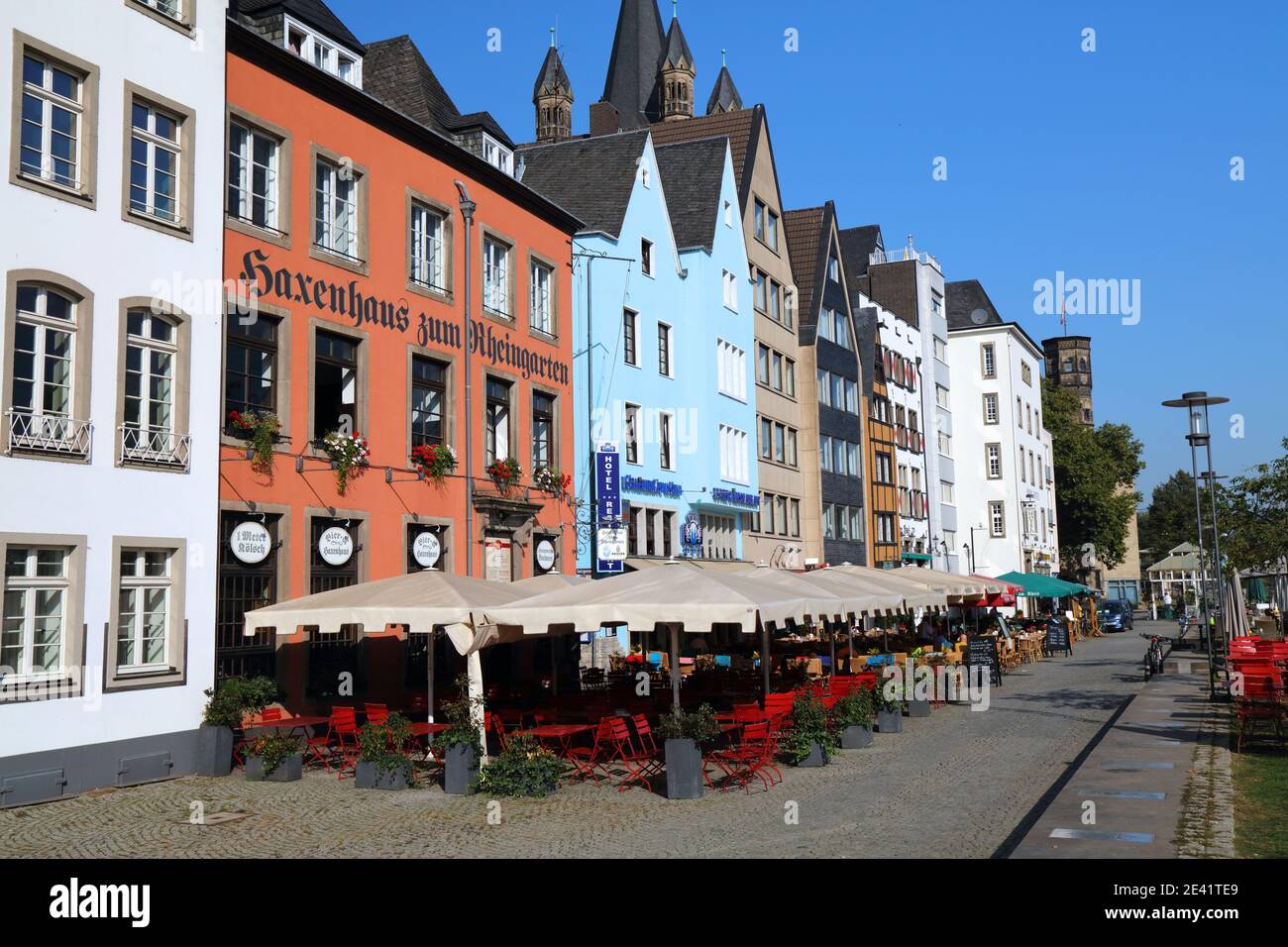 COLOGNE, GERMANY - SEPTEMBER 22, 2020: Architecture of Frankenwerft ...