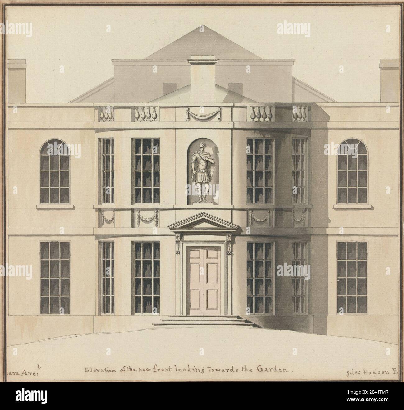 William Wickham, born ca.1750, British, Unidentified House for Giles ...