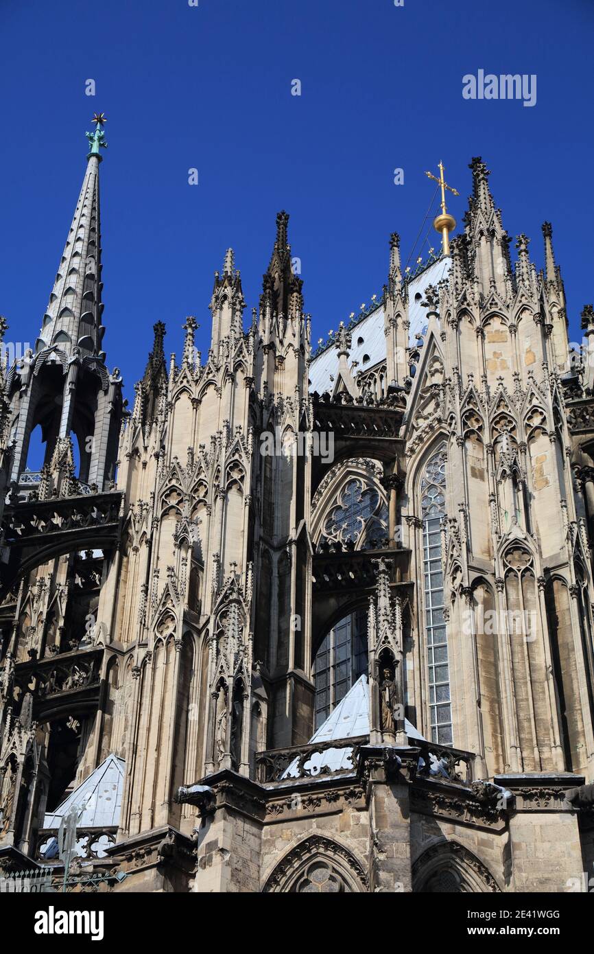 Cologne landmark, Germany. UNESCO World Heritage Site in Germany ...