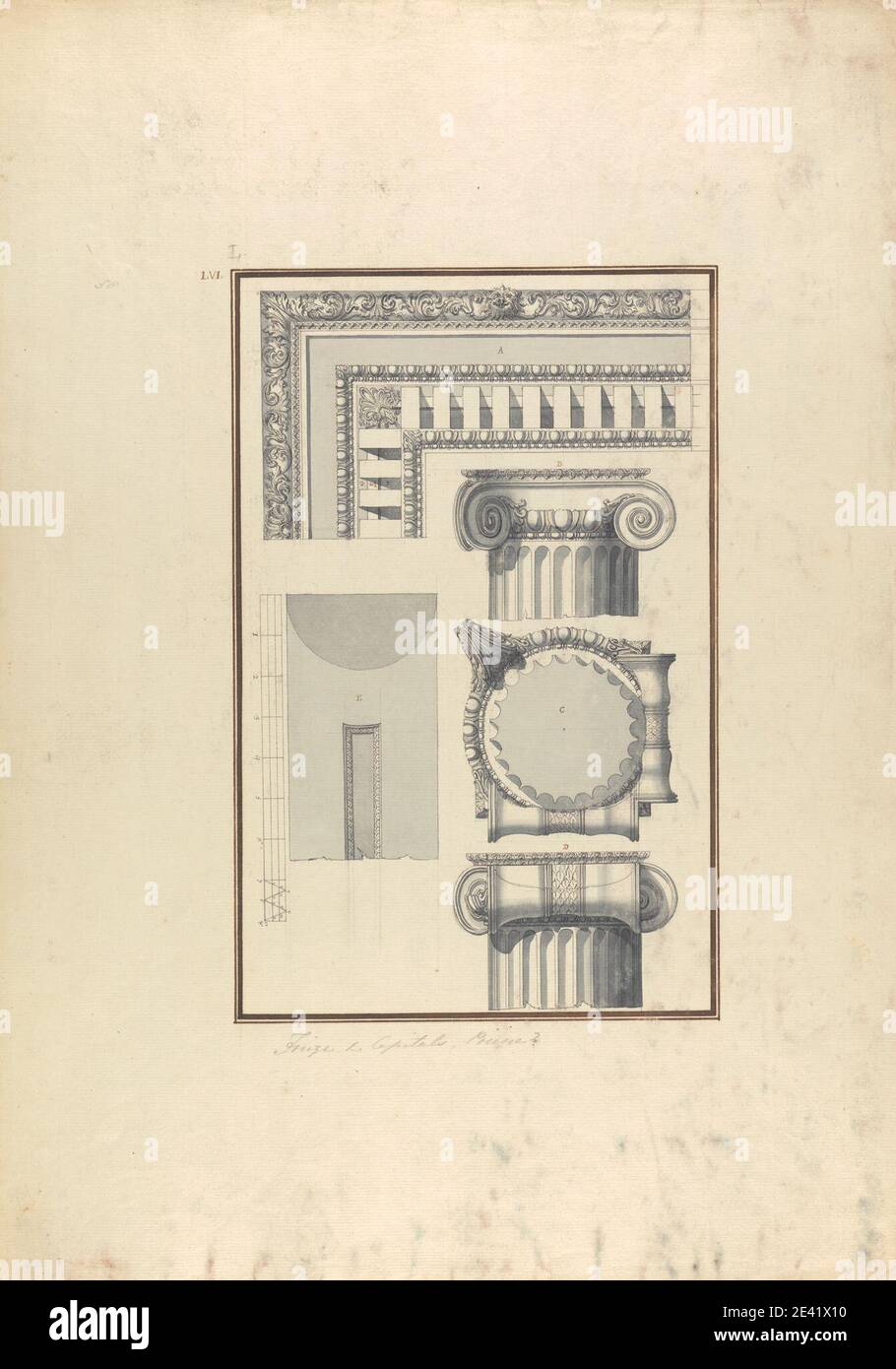 Frieze over columns hi-res stock photography and images - Alamy