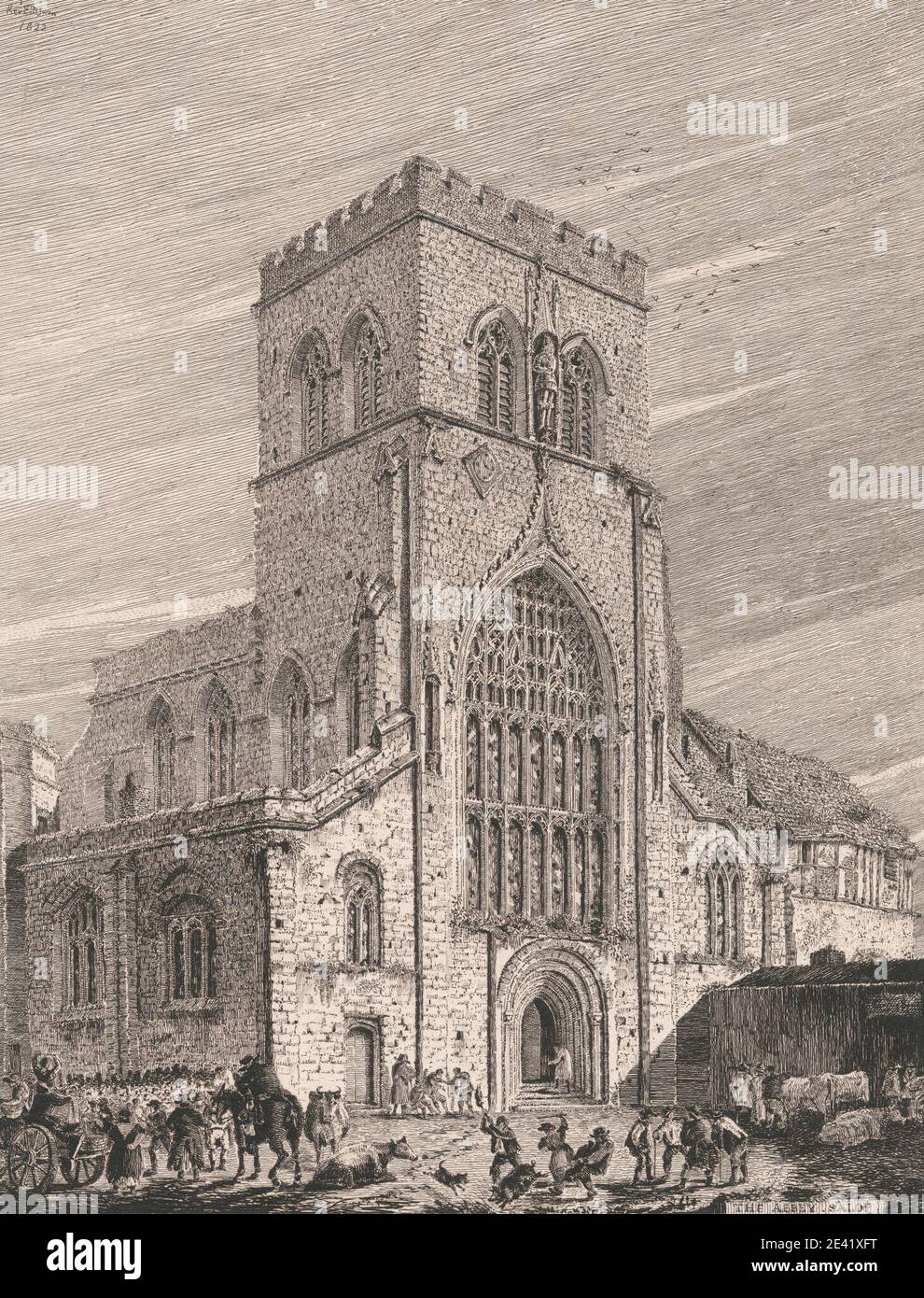 Edward Pryce Owen, 1788â€“1863, British, The Abbey Church, Shrewsbury ...