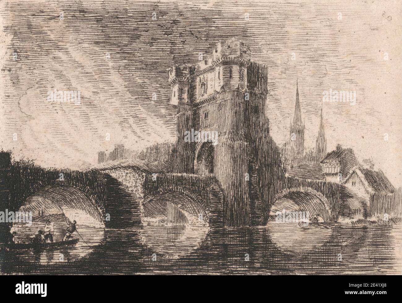 Edward Pryce Owen, 1788â€“1863, British, The Old Welsh Bridge at ...