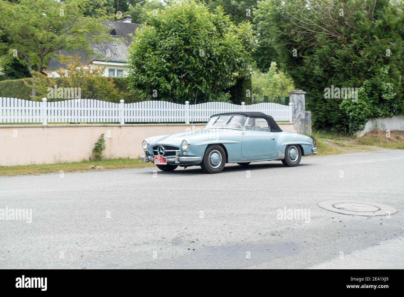 Brittany ancient car Rally Stock Photo - Alamy
