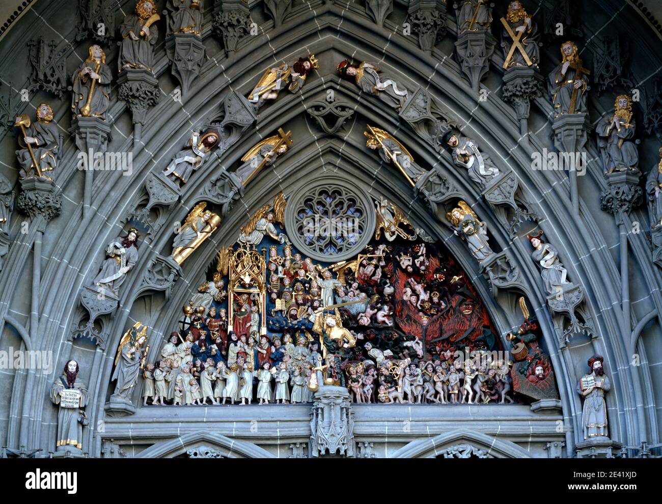 Tympanum and lintel gothic hi-res stock photography and images - Alamy