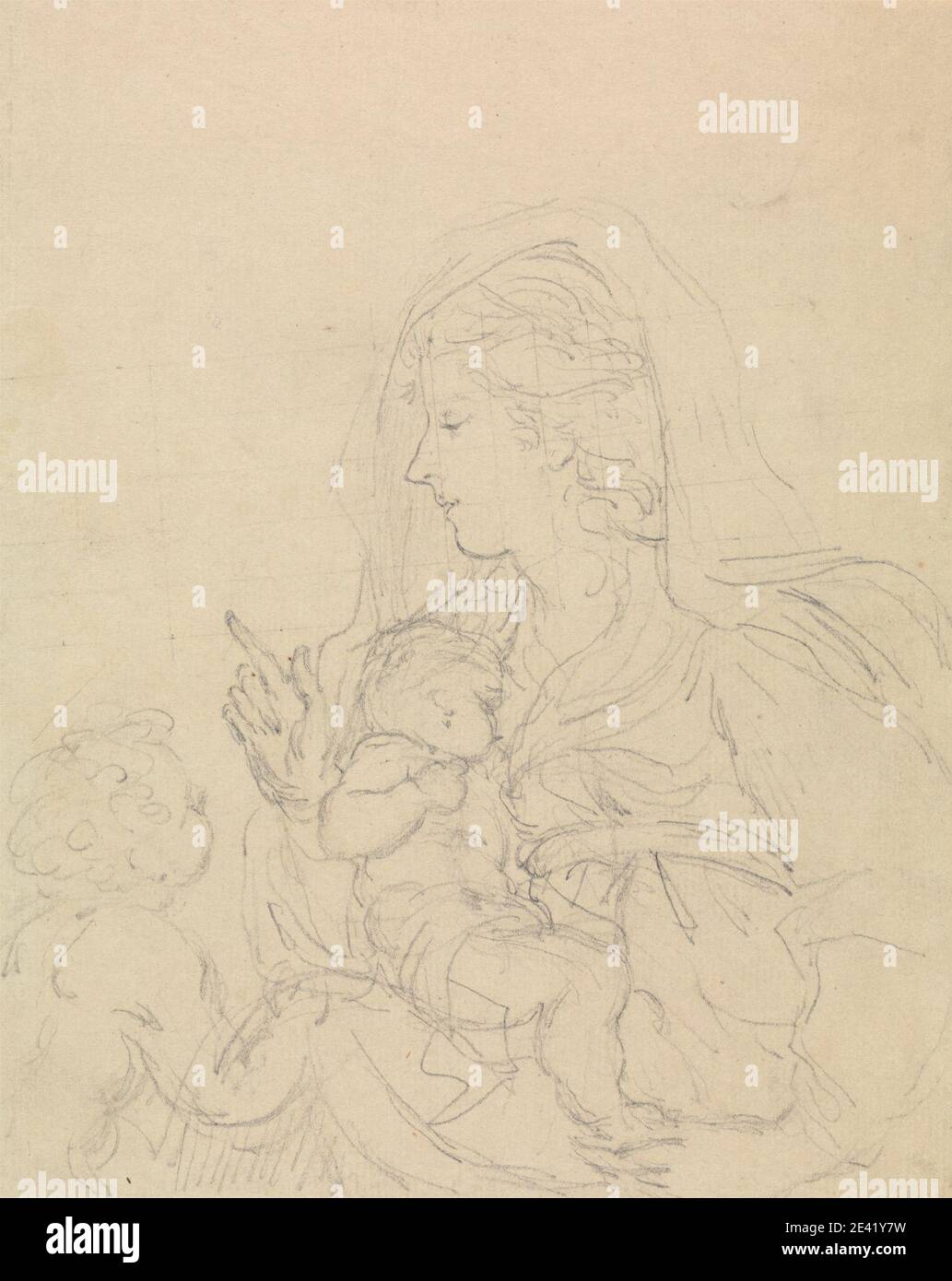 Edward Francis Burney, 1760â€“1848, British, Madonna and Child, undated ...