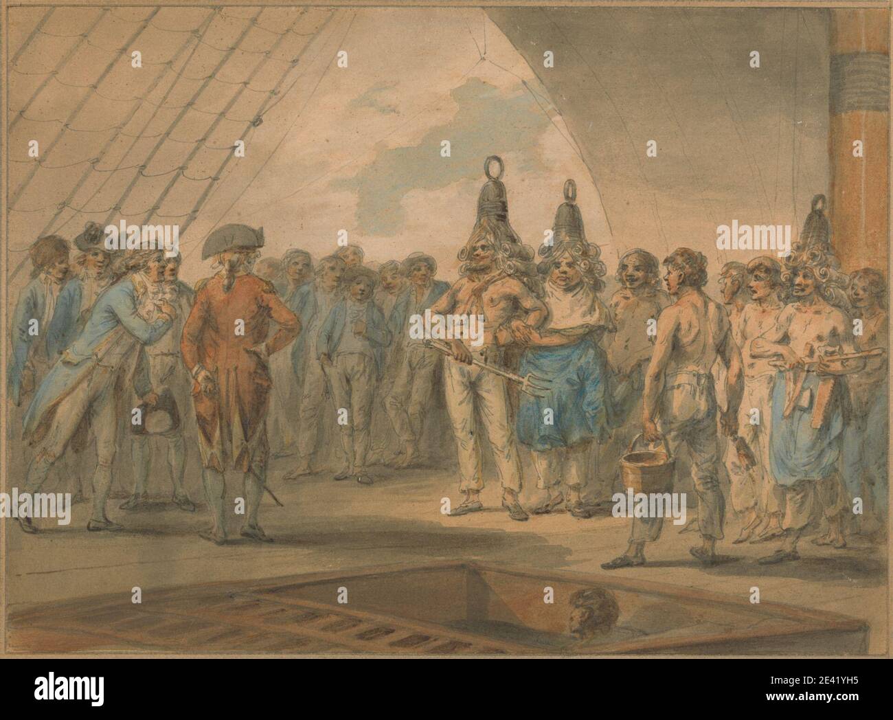 Crossing the line ceremony hi-res stock photography and images - Alamy