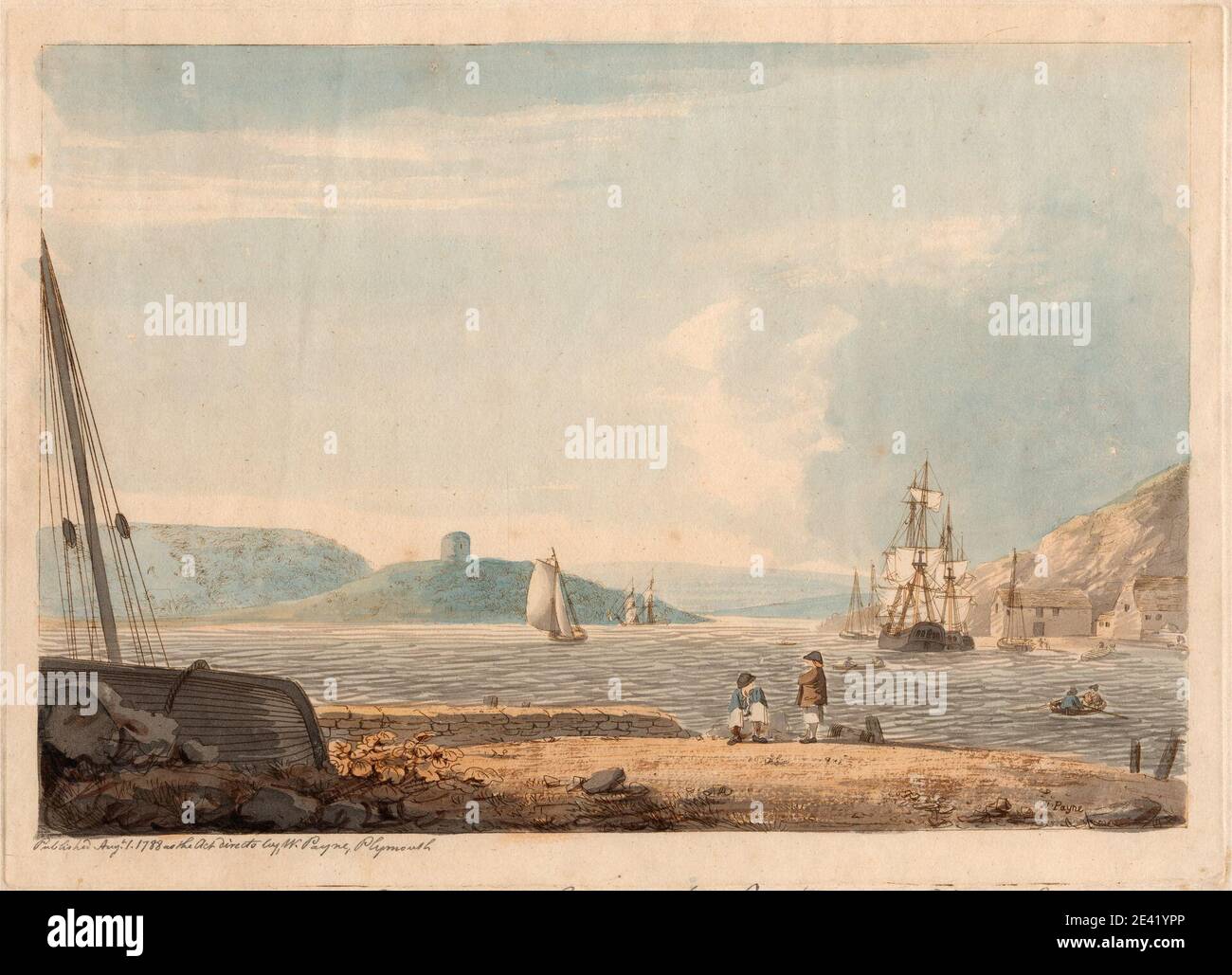 William Payne, active 1850s, British, Mount Batton & Part of Cat-Water ...