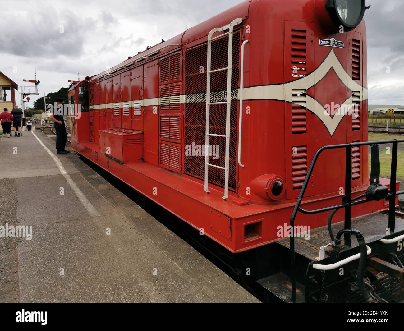 AUCKLAND, NEW ZEALAND - Jan 17, 2021: View of English Electric DE507 ...