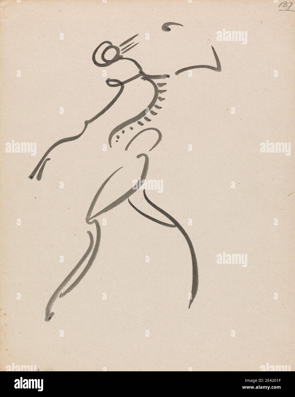 Henri Gaudier-Brzeska, 1891â€“1915, French, Dancing Figure, in Profile ...