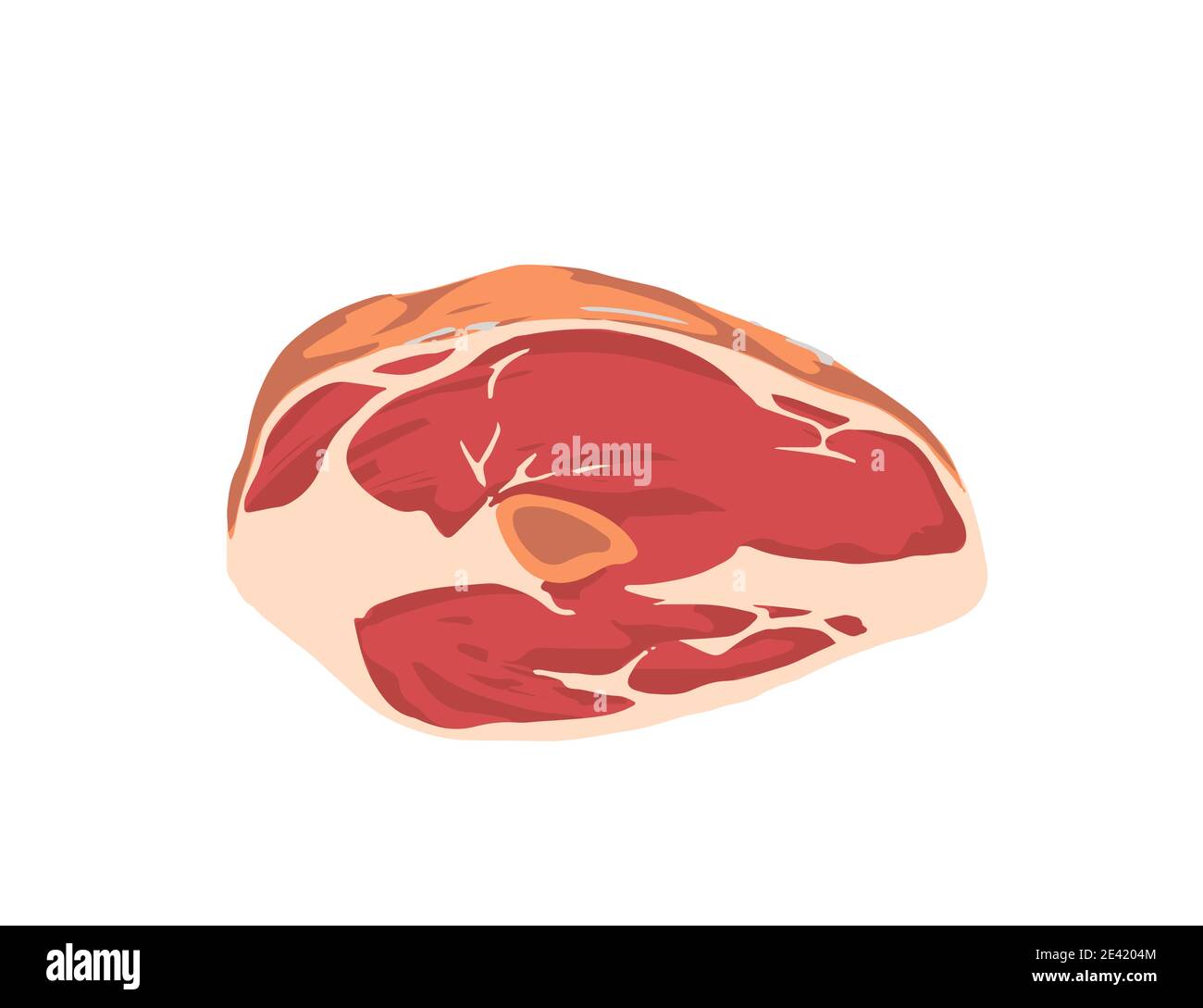 Pork bbq illustration Stock Vector Images - Alamy