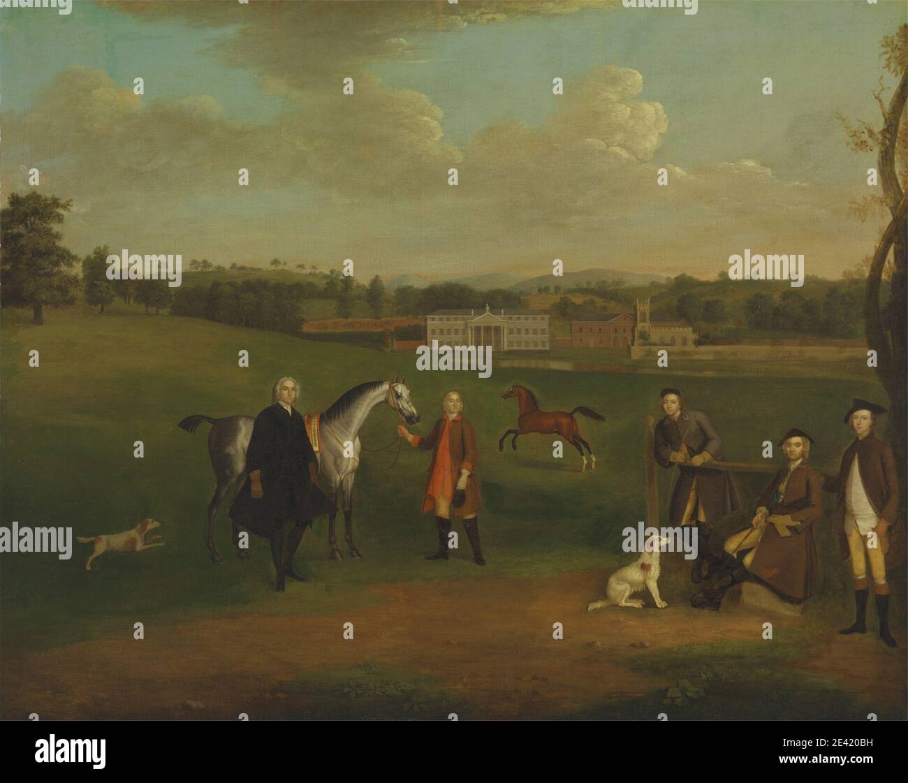 Arthur Devis, 1712–1787, British, Leak Okeover, Rev. John Allen and ...