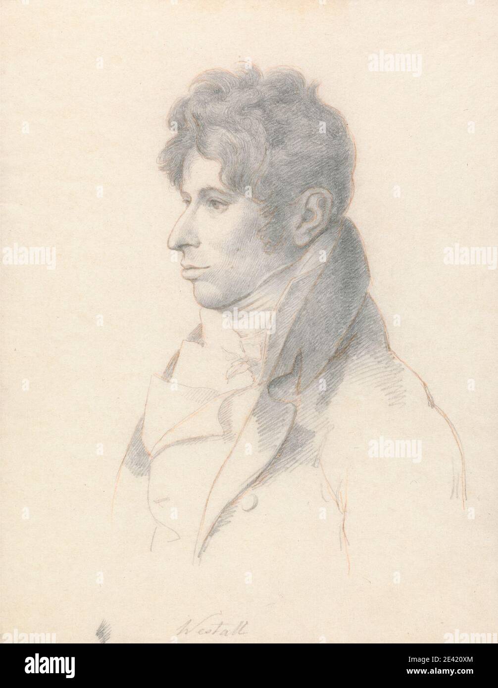William Daniell, 1769â€“1837, British, Portrait of Richard Westall ...