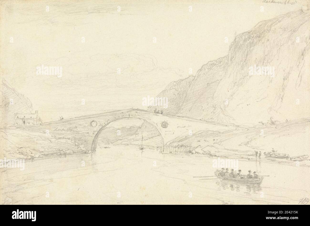 William Daniell, 1769â€“1837, British, Clackursail Bridge, ca. 1815 ...