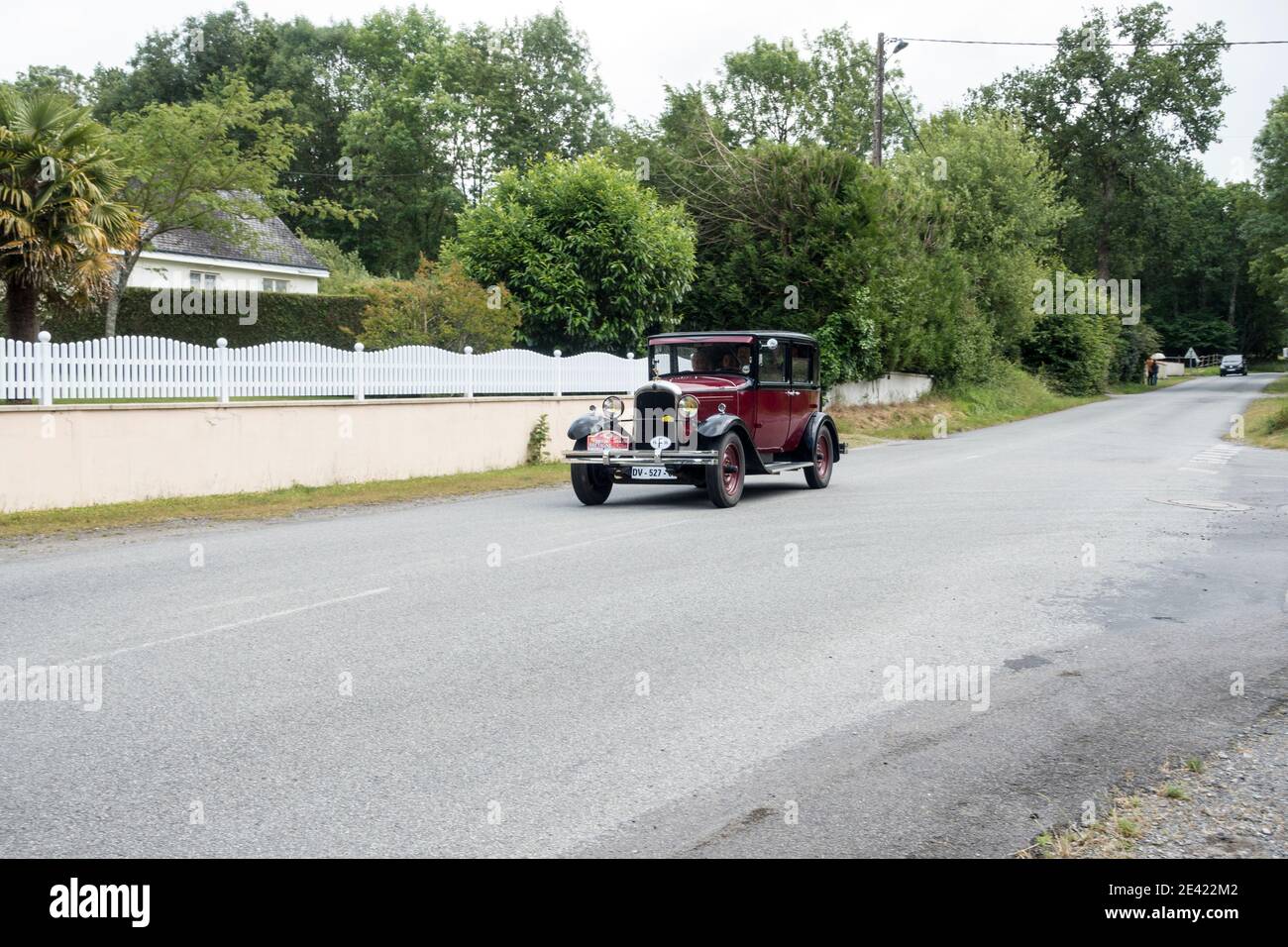 Brittany ancient car Rally Stock Photo - Alamy