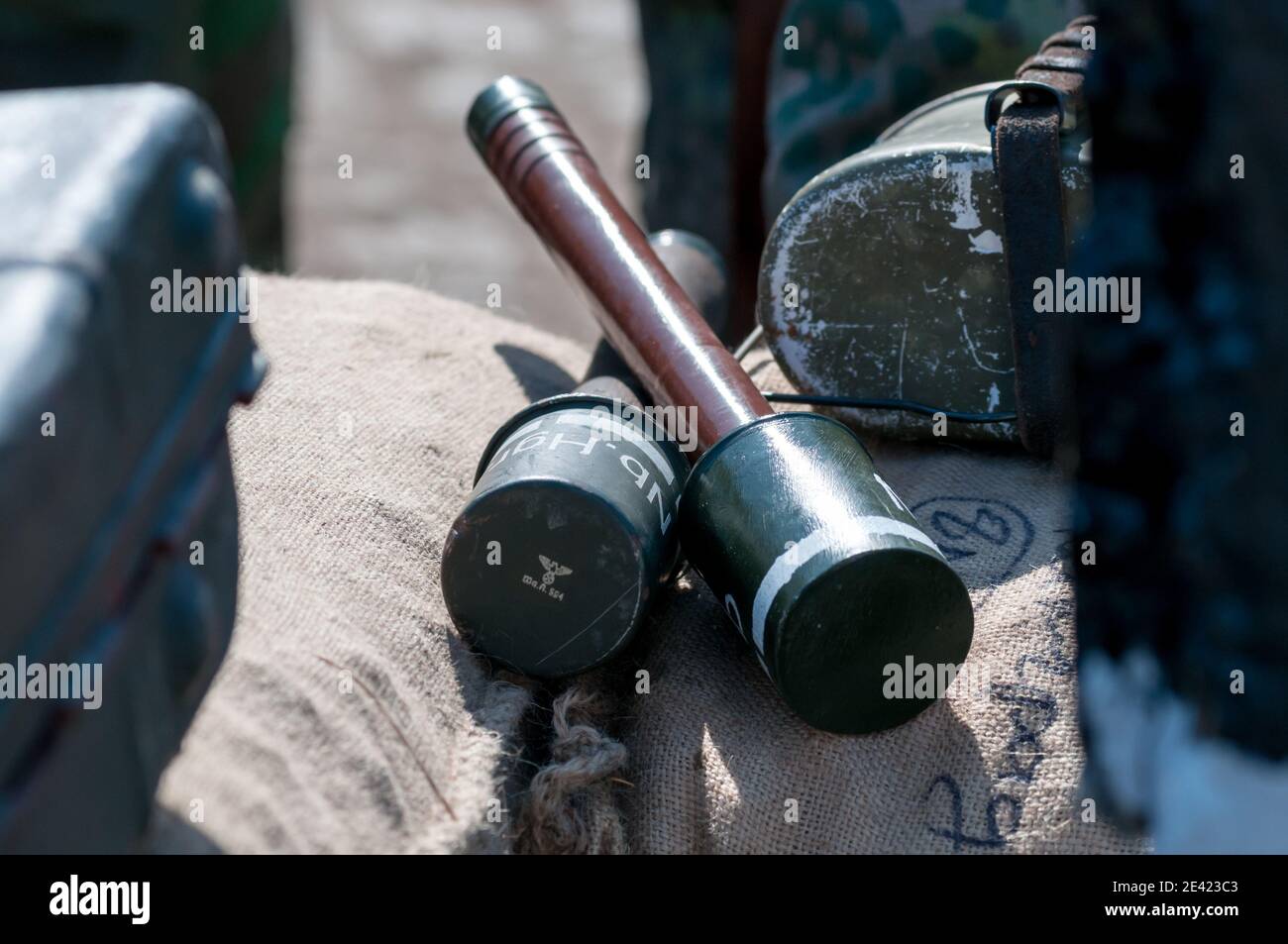 German hand grenade hi-res stock photography and images - Alamy