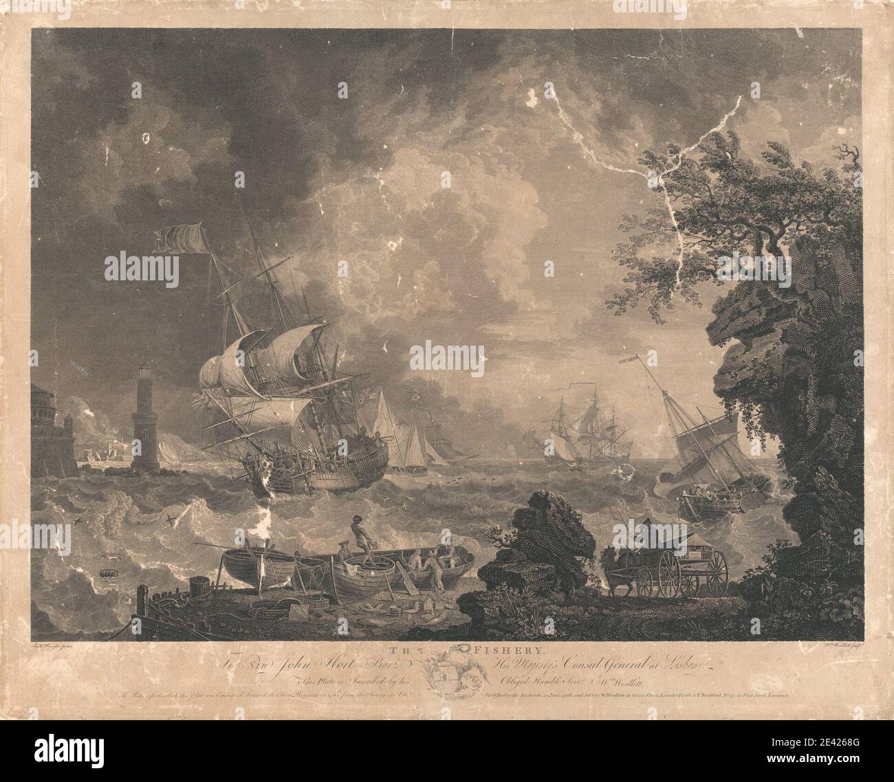Print made by William Woollett, 1735â€“1785, British, The Fishery, 1768 ...