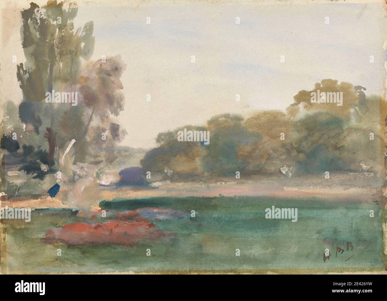 Hercules Brabazon Brabazon, 1821â€“1906, British, A Park, undated ...