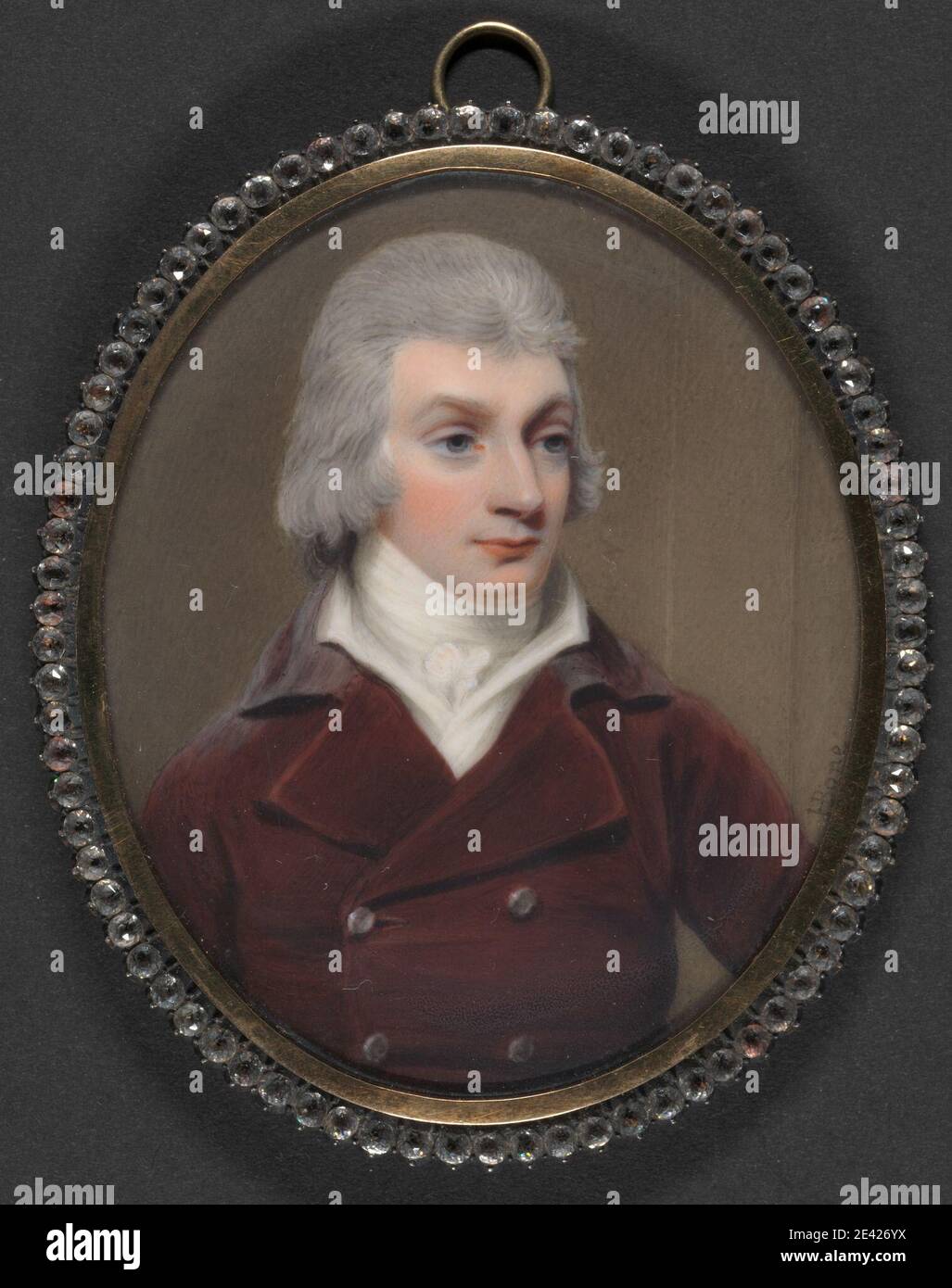 Henry Bone, 1755â€“1834, British, Sir Charles Blunt, fourth Baronet ...