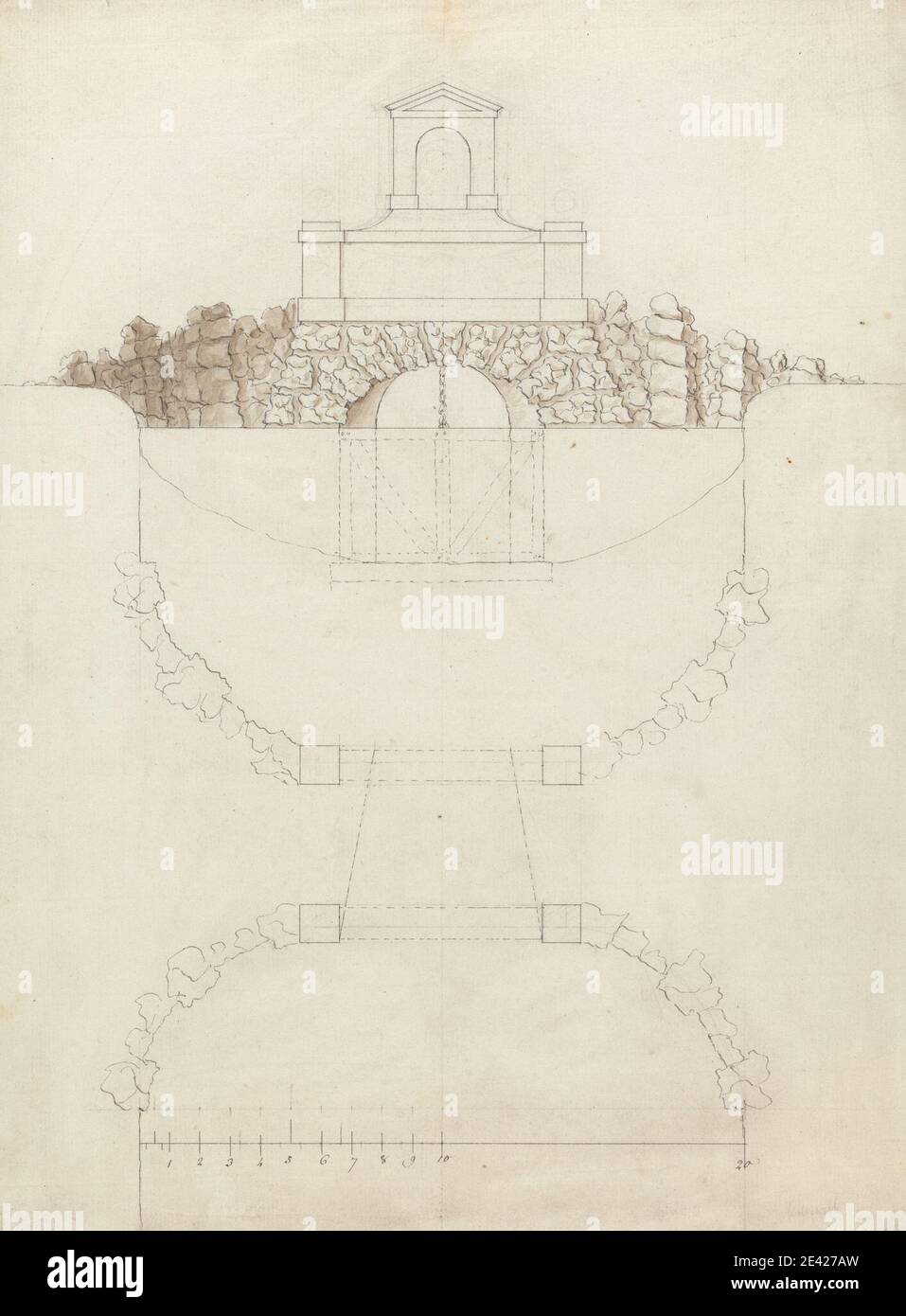 Chiswick house plan william kent hi-res stock photography and images ...