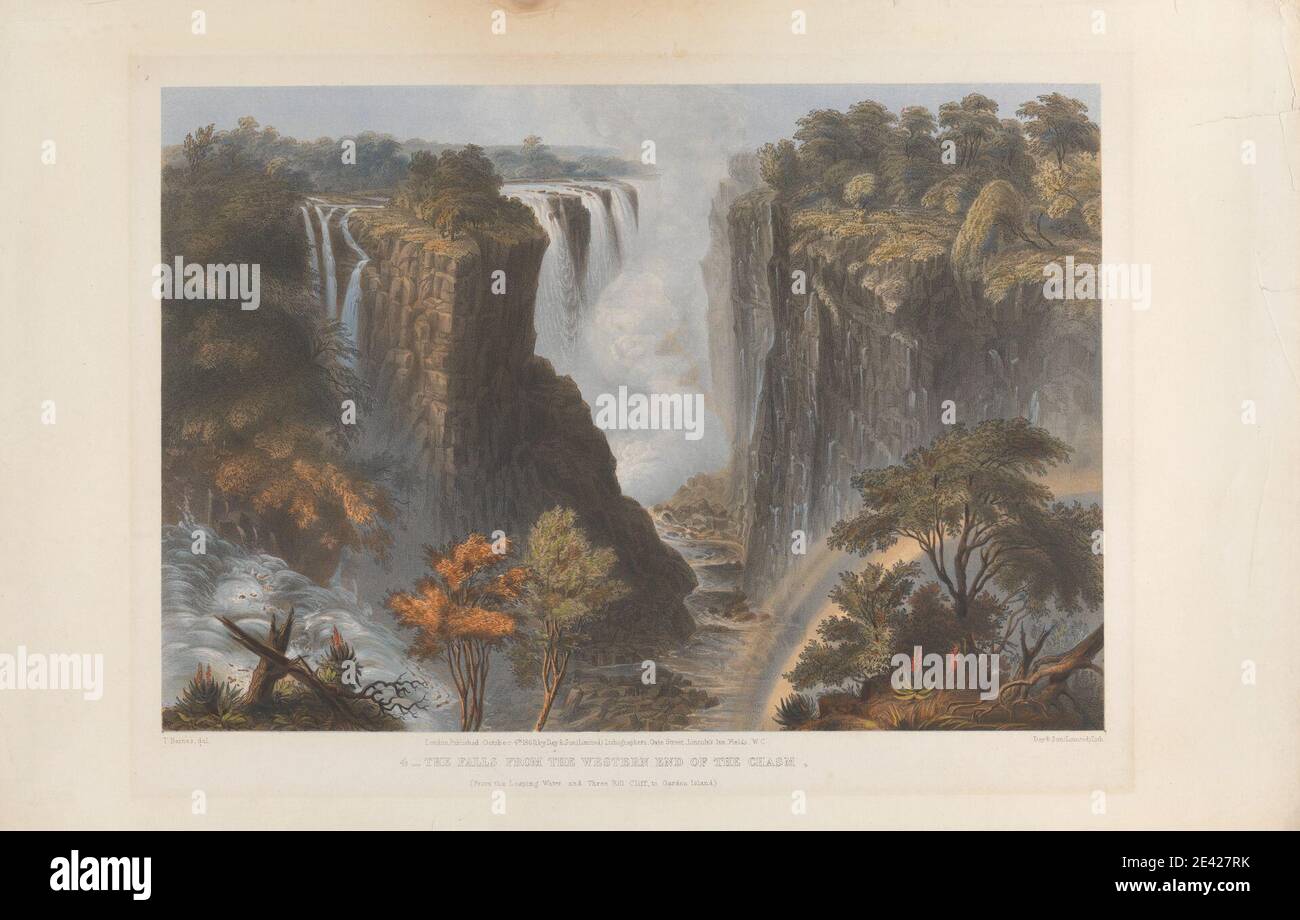 Print made by Day & Co., 1824â€“1913, British, The Falls from the ...