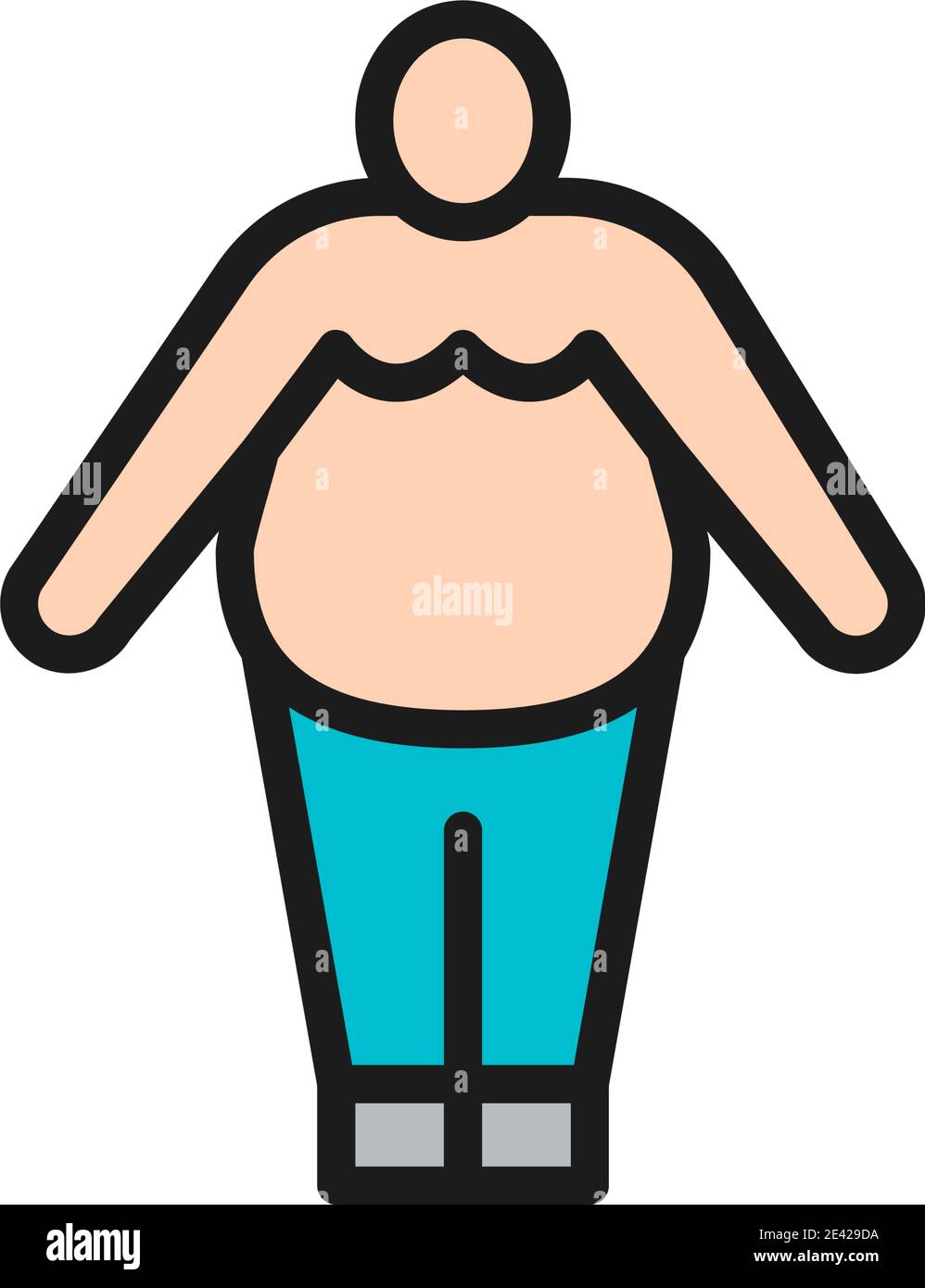 Silhouette man eating Stock Vector Images - Alamy