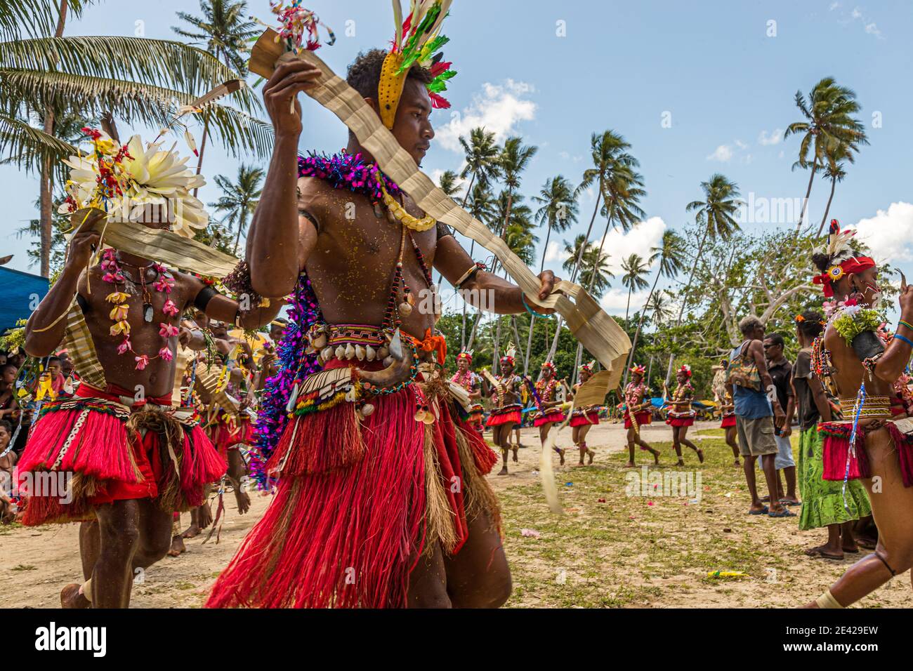 Traditional Milamala Dance of Trobriand Islands during the Festival of ...