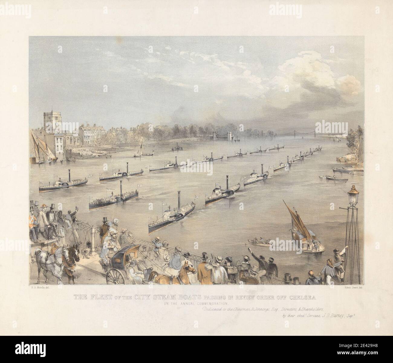 Thames steam boat 1850s hi-res stock photography and images - Alamy