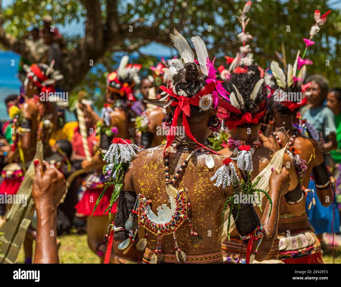 Traditional Milamala Dance of Trobriand Islands during the Festival of ...