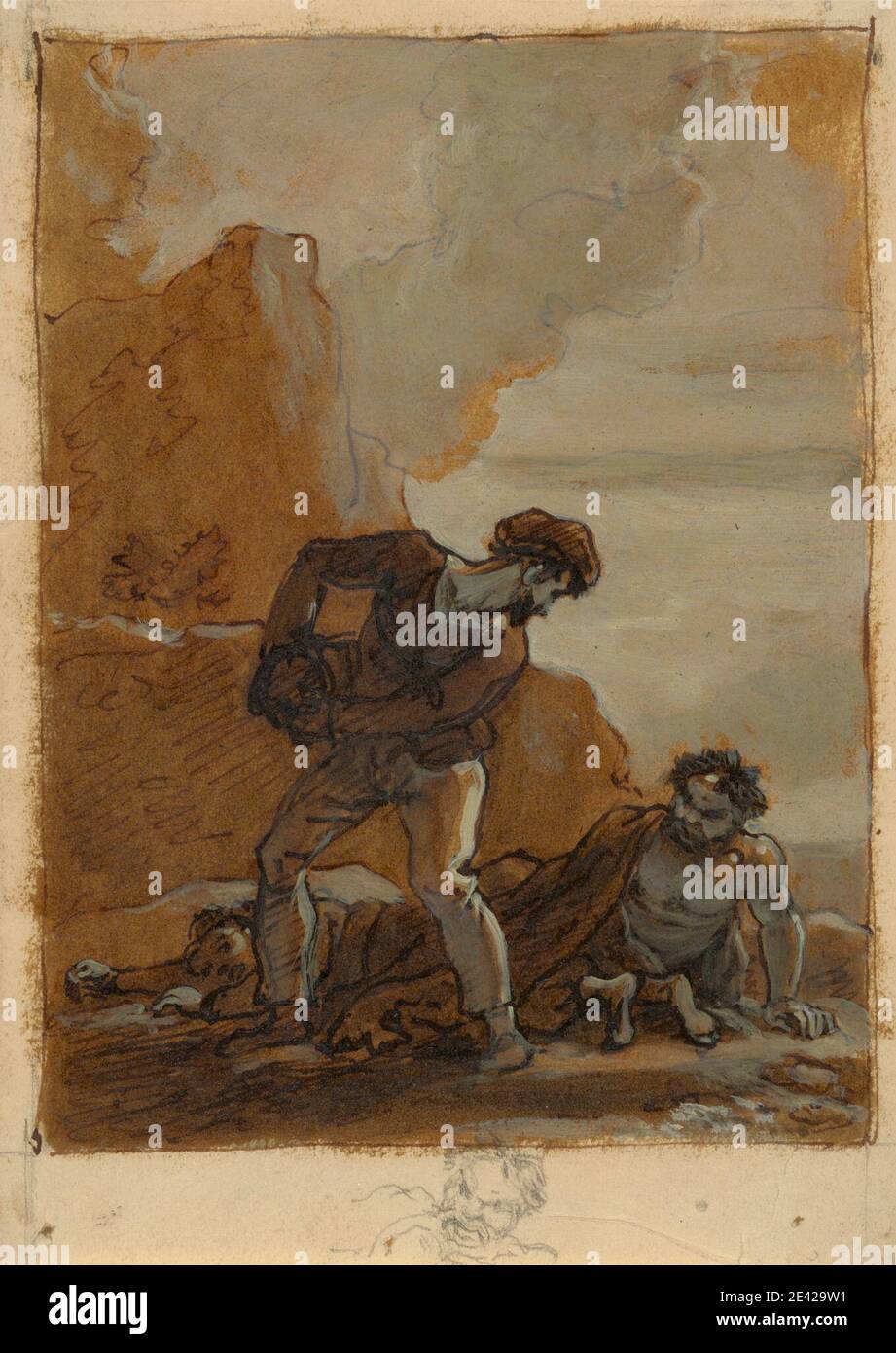 Robert Smirke, 1752â€“1845, British, Stephano and Trinculo with Caliban ...