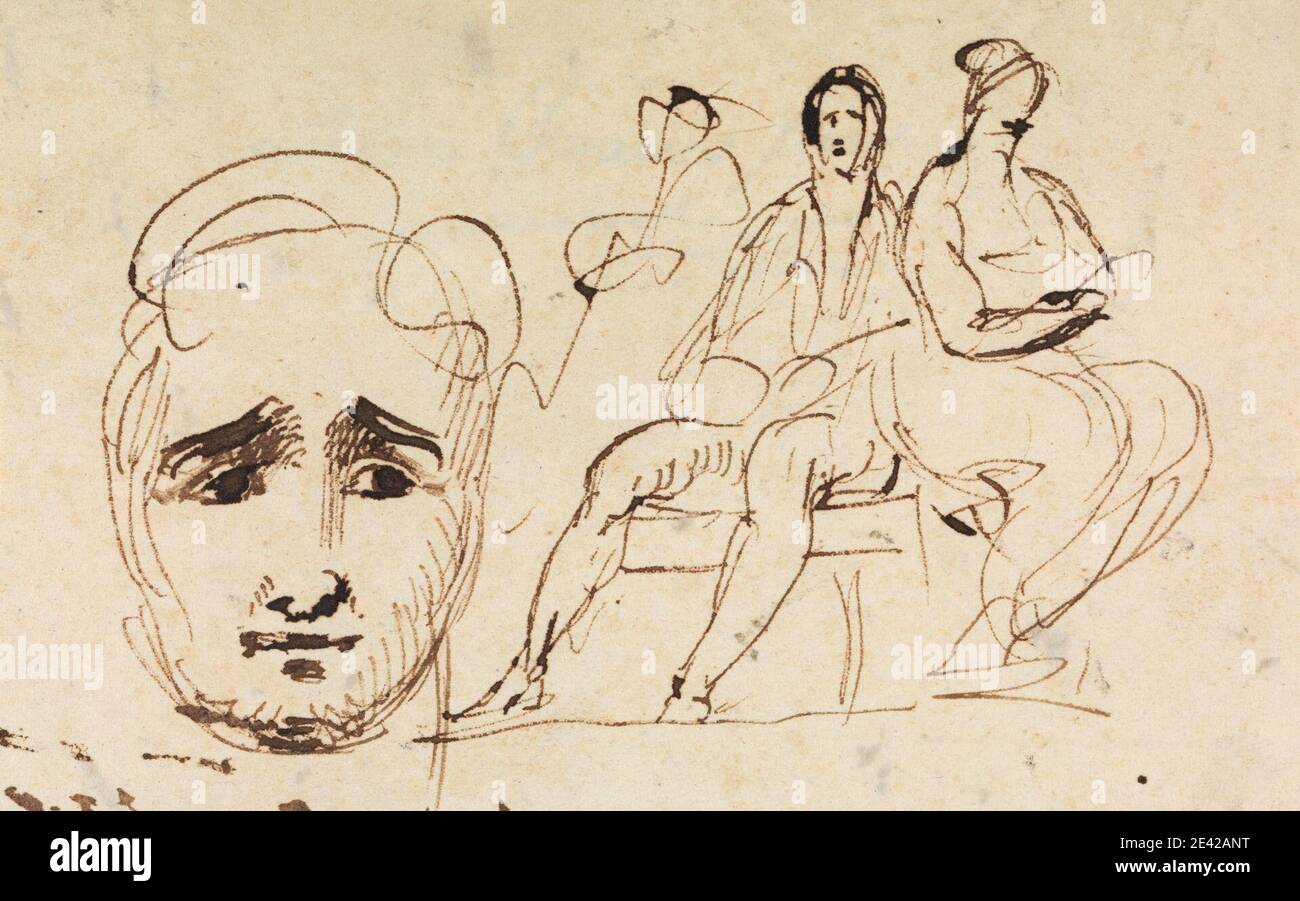Benjamin Robert Haydon, 1786â€“1846, British, Portrait Sketch and ...