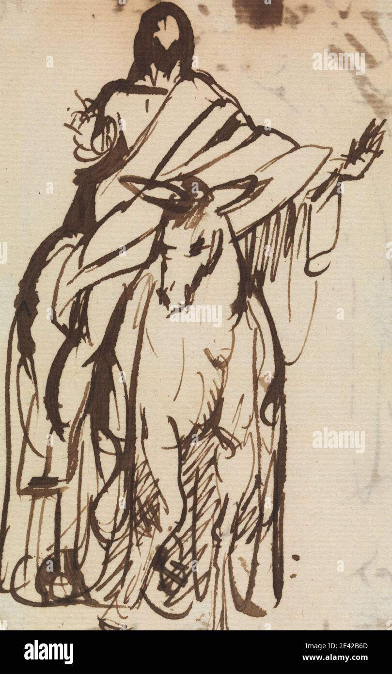 Benjamin Robert Haydon, 1786â€“1846, British, Study For, Christ's Entry ...