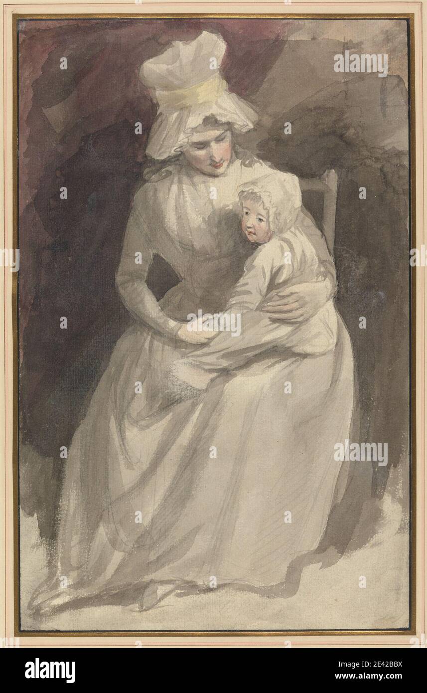 John Hoppner, 1758â€“1810, British, Mrs. Skinner and Child, undated ...