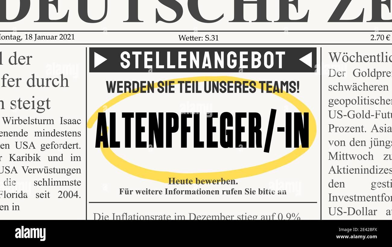 Newspaper germany Stock Vector Images - Alamy