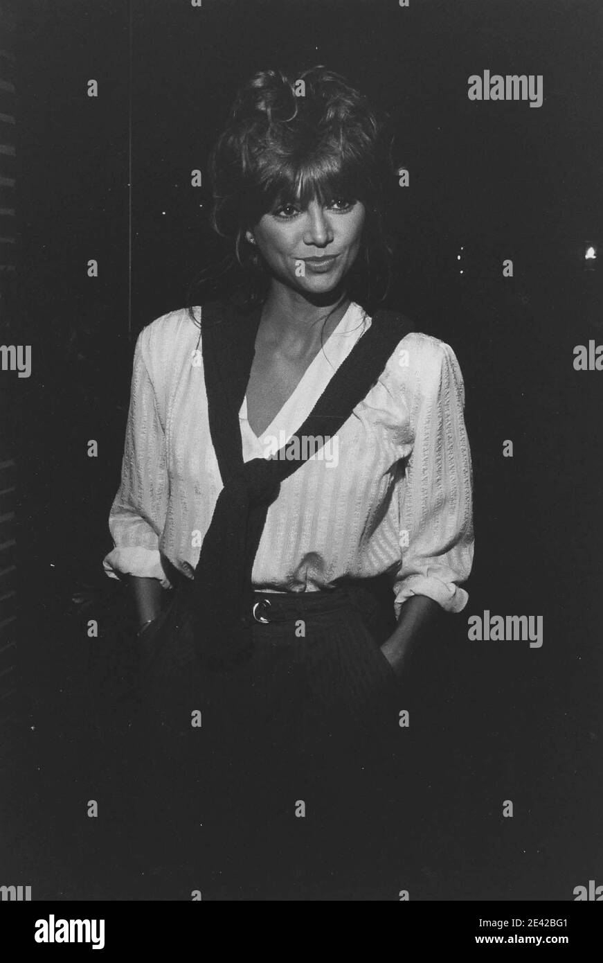 Victoria Principal at the Santo Pietro's Pazzaria in Beverly Hills ...