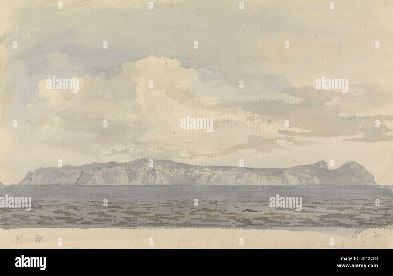 Samuel Davis, 1757â€“1819, British, Distant View of an Island, between ...